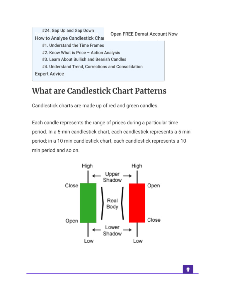 How To Read Candlestick Chart For Day Trading - Cash Overflow | PDF ...