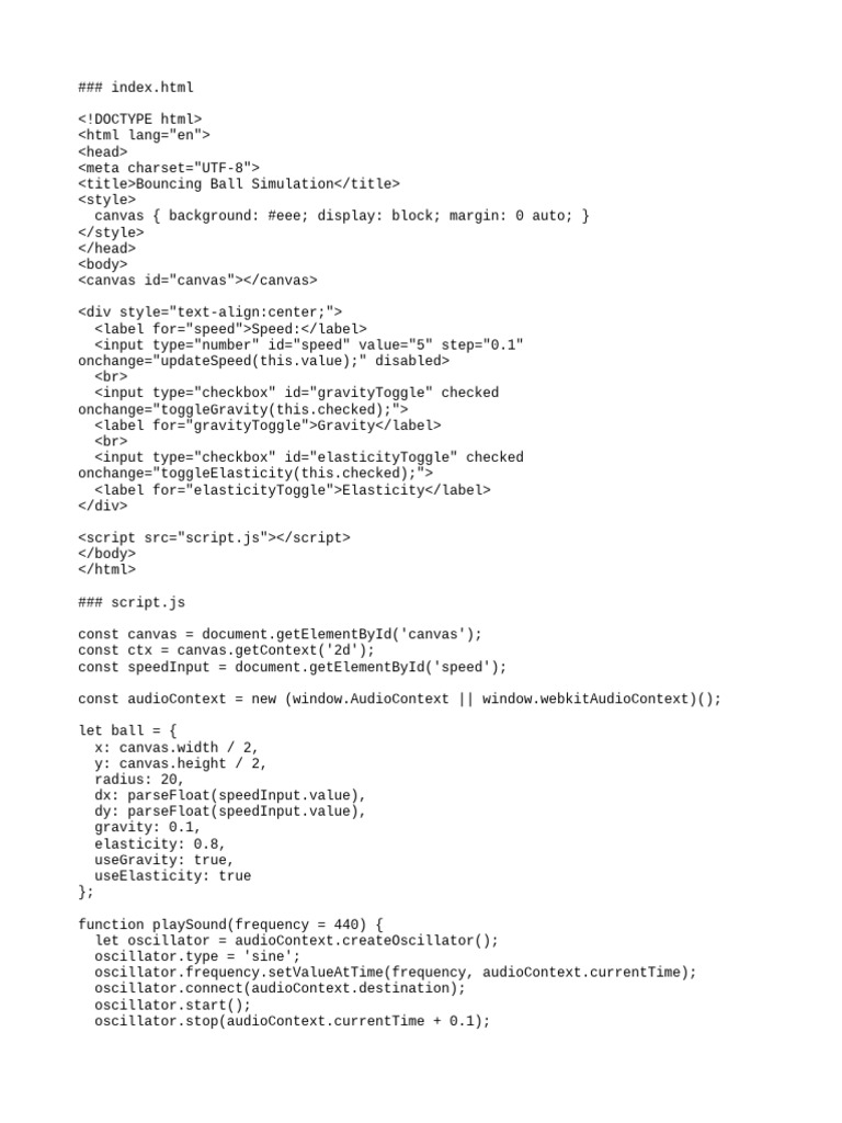 Bouncing ball | PDF | Motion (Physics) | Physical Phenomena