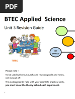 Applied Science Unit 3 Revision Guide | PDF | Chi Squared Test ...