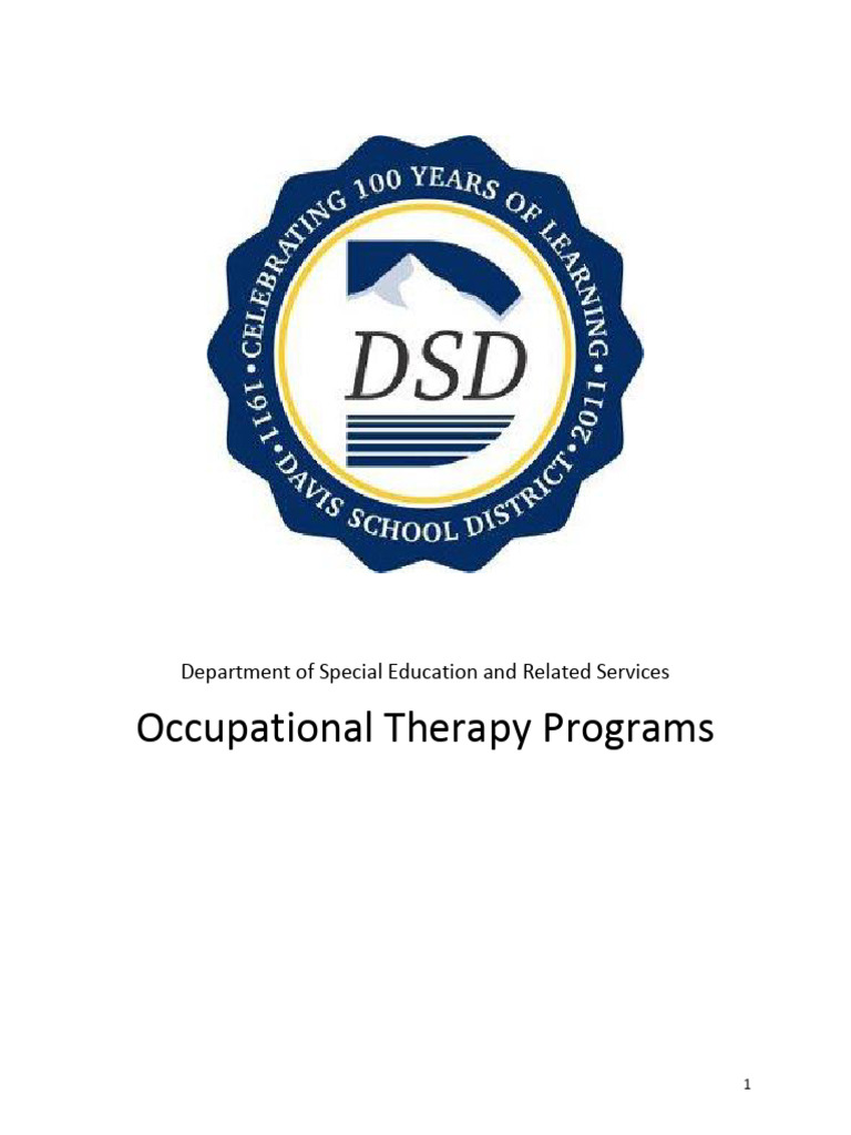 ot-davis--1- | PDF | Occupational Therapy | Individualized Education ...