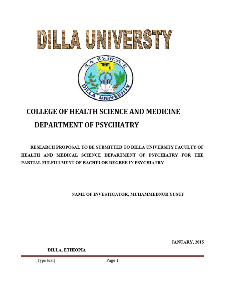 2nd MD Proposal | PDF | Mental Disorder | Postpartum Period
