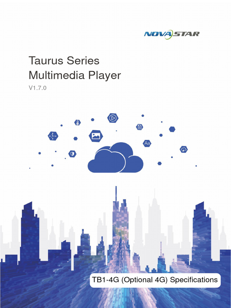 Taurus Series Multimedia Player TB1-4G Optional 4G Specifications-V1.7.0-2 | PDF | Usb ...