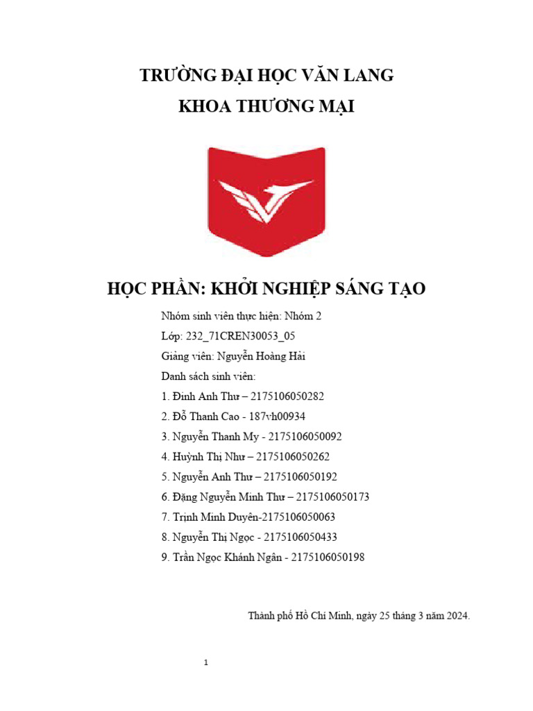 KNST BeautyonDemand Nhóm 2 | PDF