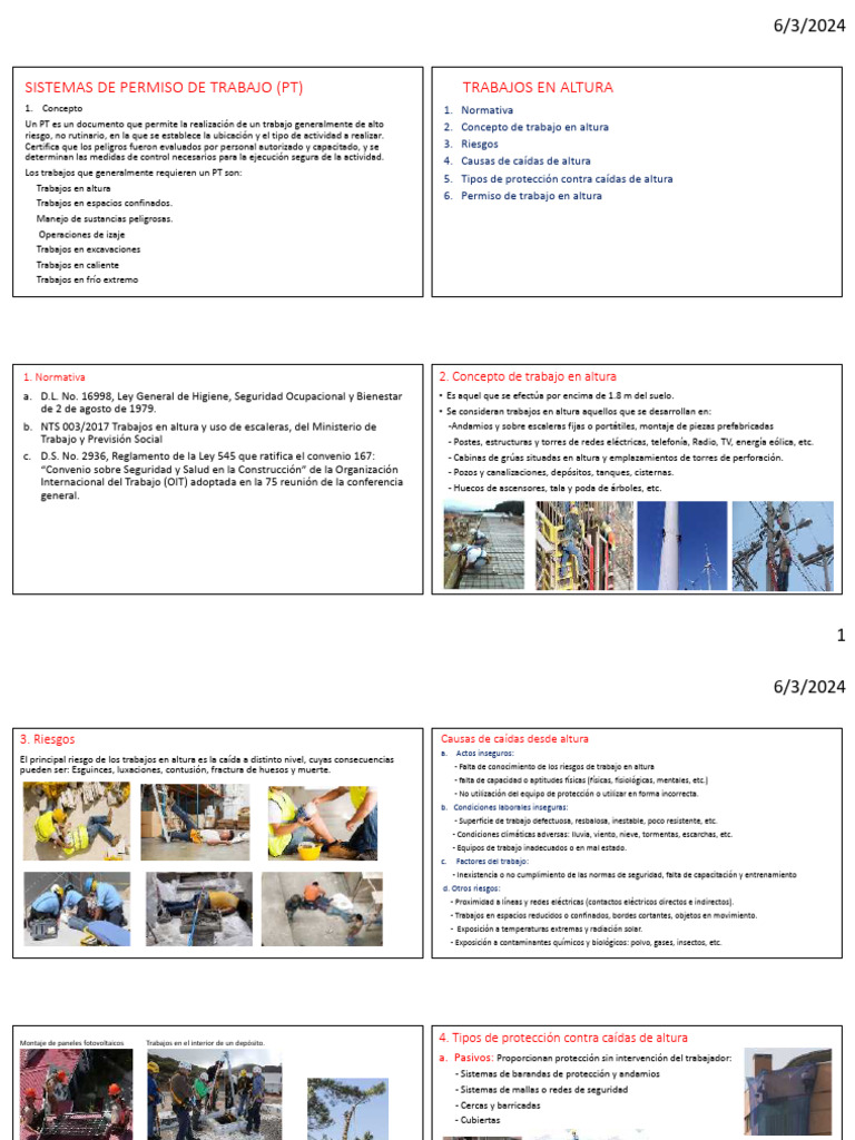 Trabajos en Altura UATF PDF | PDF | Escalera | Spar (Aeronáutica)