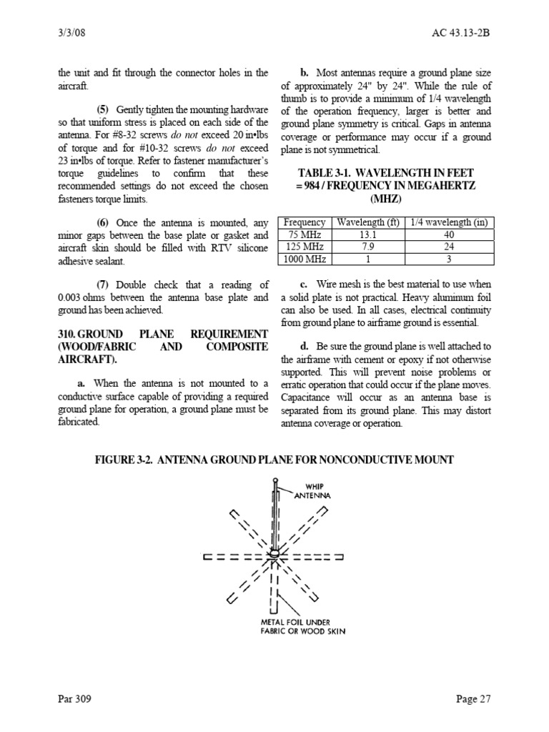 Bonding - Ac 43.13-2b | PDF | Antenna (Radio) | Electrical Engineering