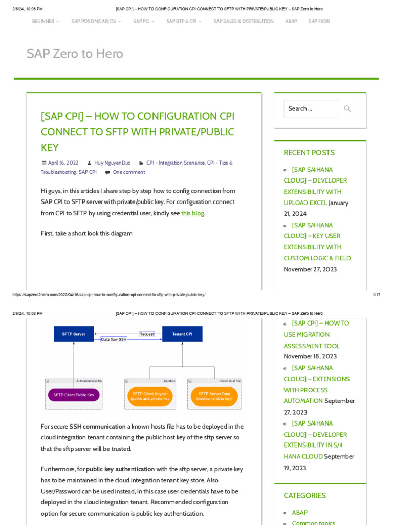 PRIVATE - PUBLIC KEY With SFTP | PDF | Cloud Computing | Consumer Price ...