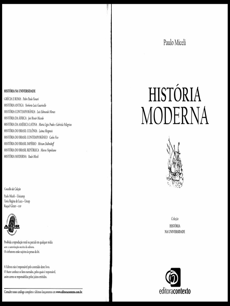 Texto 6 - MICELI Paulo. A Unificao Da Terra In. Histria Moderna | PDF