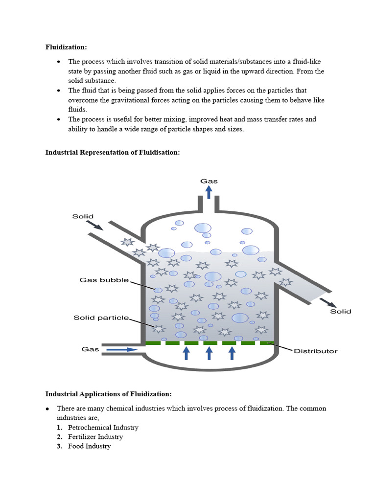 Fluidization Part 1 | PDF | Fluidization | Catalysis