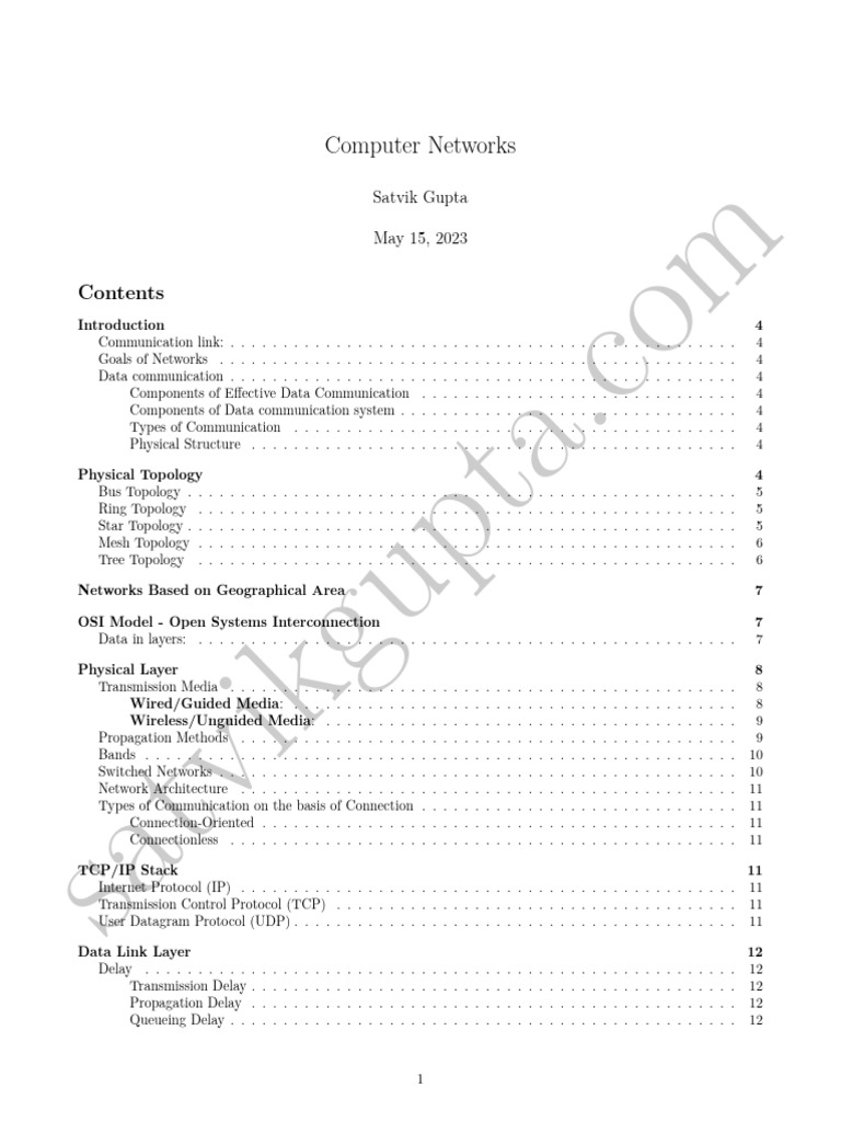 CN | Download Free PDF | Internet Protocol Suite | Network Topology