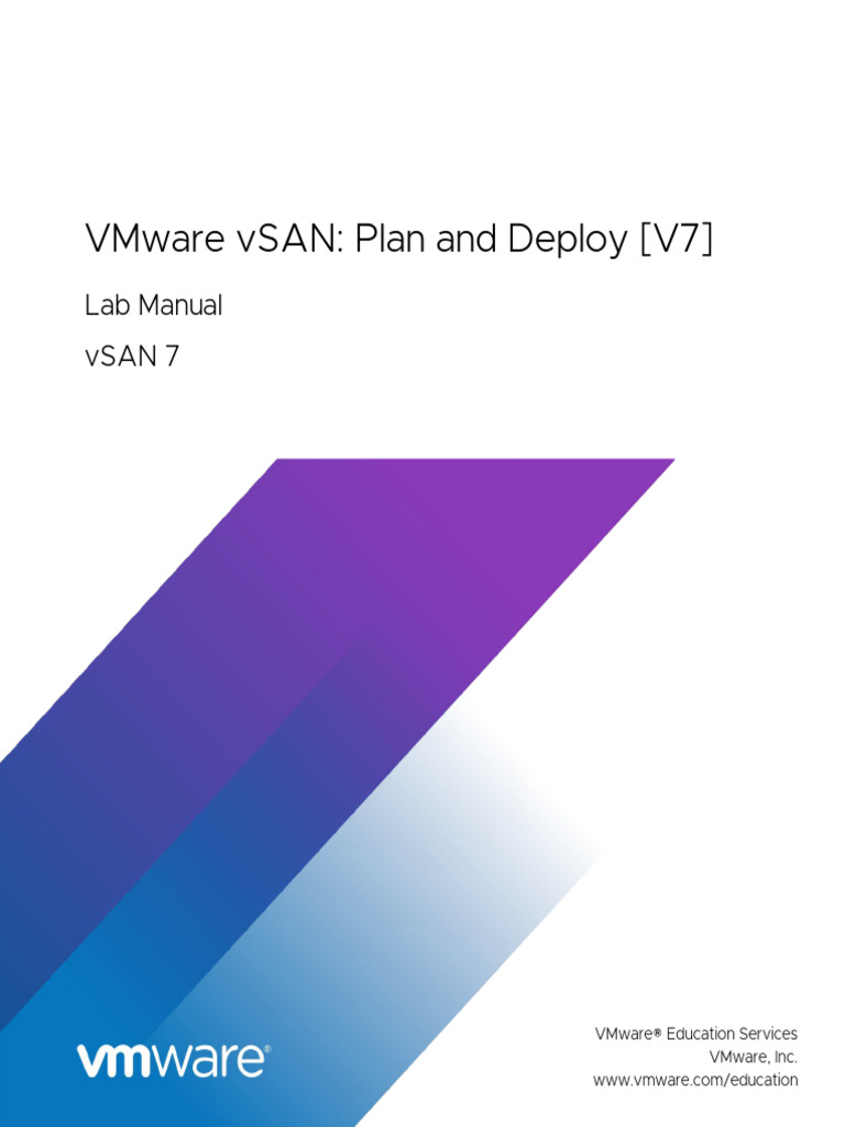 Vsan Lab Practice | PDF | Virtual Machine | Login