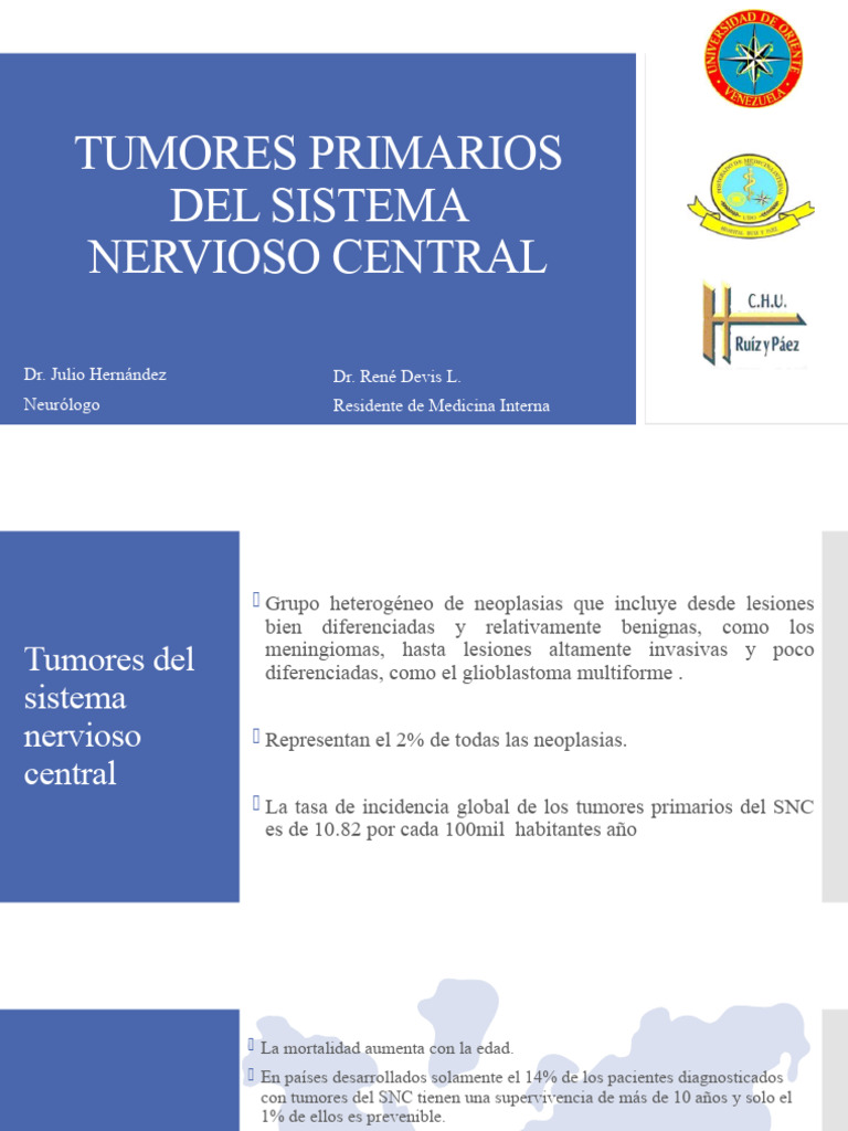 Tumores Primarios Del Sistema Nervioso Central | Descargar gratis PDF | Sistema nervioso central ...