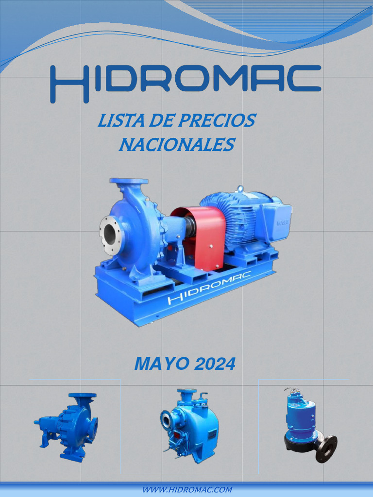 Lista de Precios Hidromac General Mayo 2024 Bombas - 2 | PDF | Marca ...