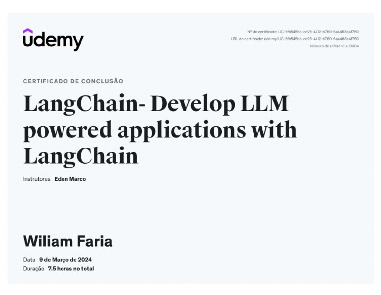LangChain- Develop LLM powered applications with LangChain | PDF