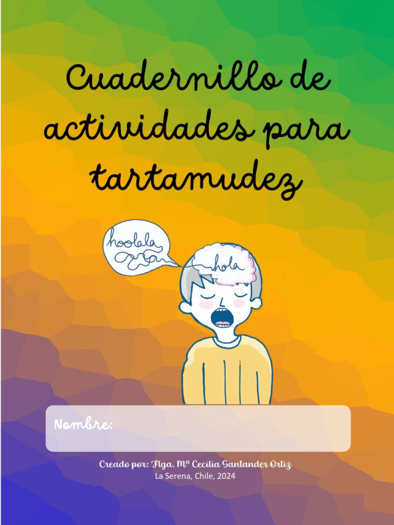 G. Cuadernillo Tartamudez | PDF | Voz humana