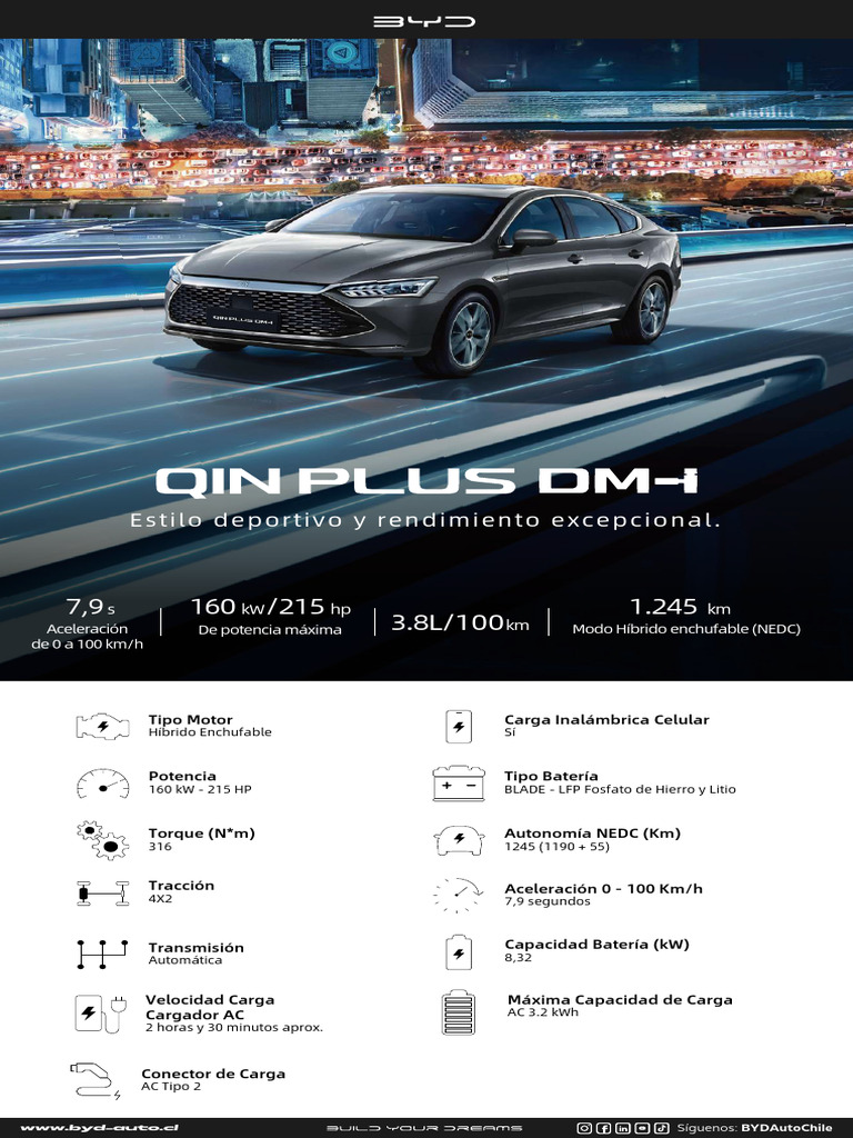 Ficha Tecnica BYD QIN-8899337007 Compressed | Descargar gratis PDF | Diodo emisor de luz ...