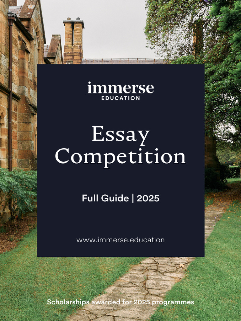 2025 Essay Competition Guide | PDF | Citation | Note (Typography)