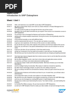 SAP DataSphere Tutorial | PDF | Json | Menu (Computing)