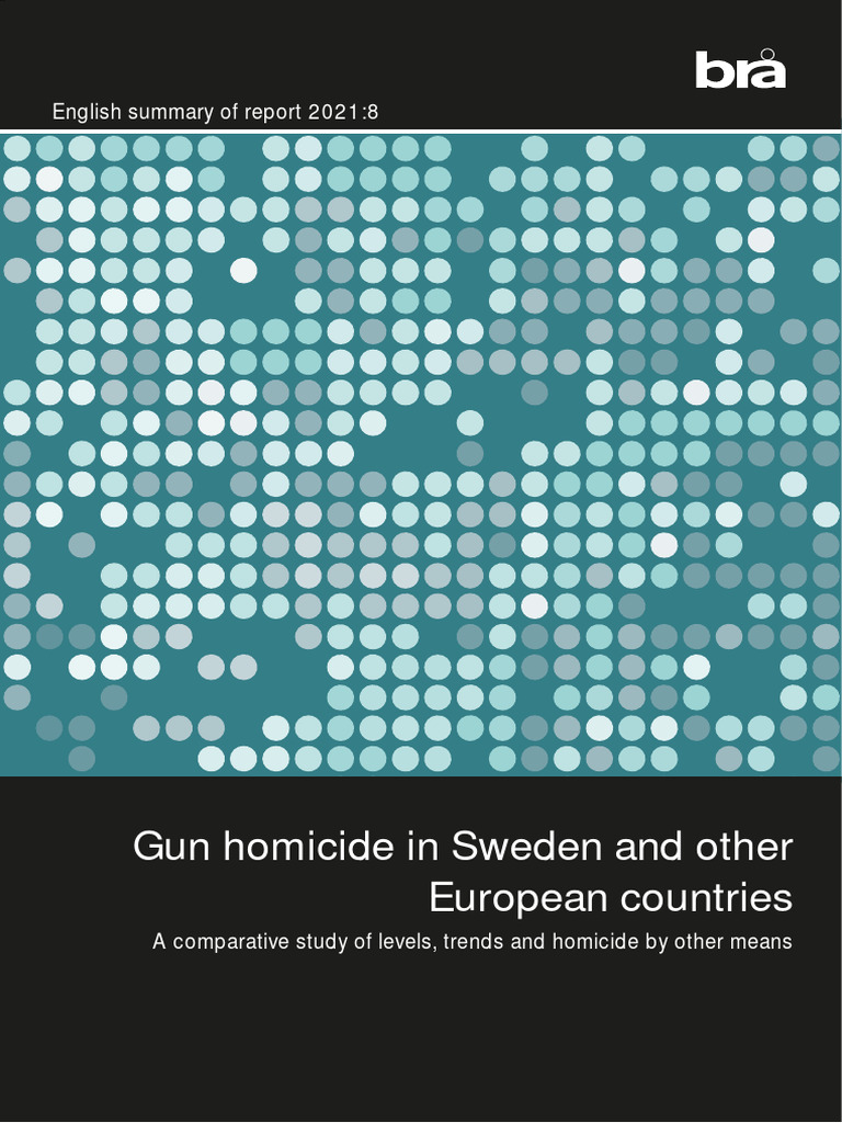 2021 8 Gun Homicide in Sweden and Other European Countries | PDF ...