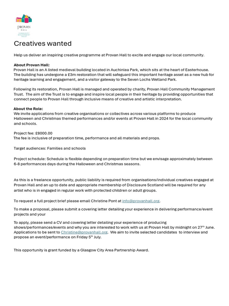 Creative Roles for Halloween & Christmas Events | PDF | Foreign ...