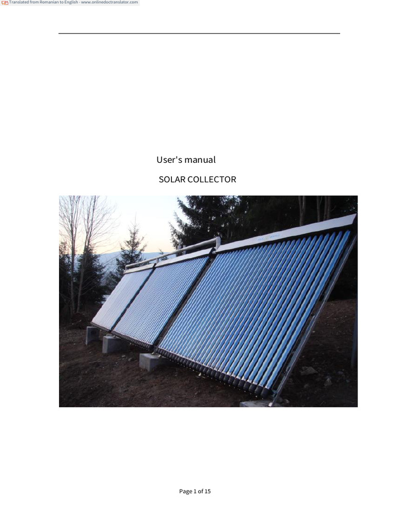 CAL Solar EN | PDF | Pipe (Fluid Conveyance) | Heat Transfer