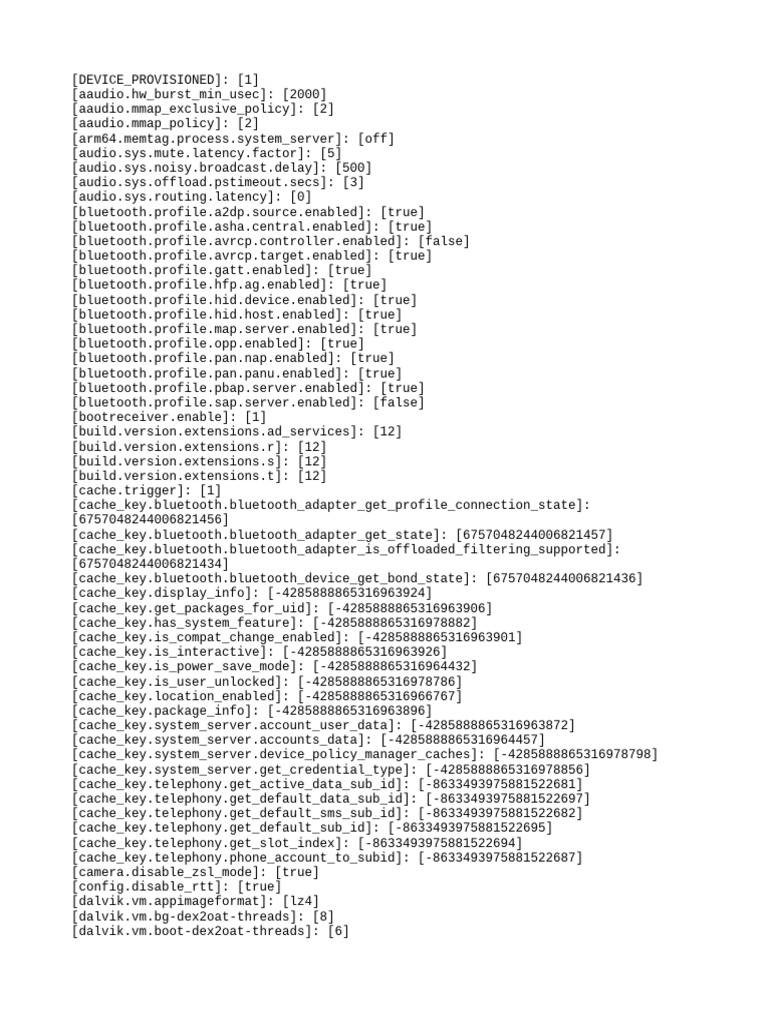 Ramdump Modem 2024-07-02 11-33-00 Props | PDF | Embedded Linux Distributions | Mobile Linux