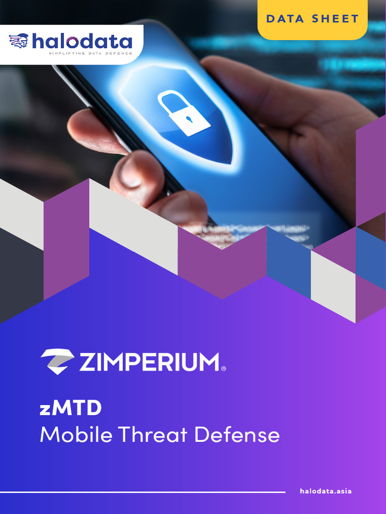 Zimperium Mobile Threat Defense (ZMTD) Datasheet | PDF | Mobile App | Security