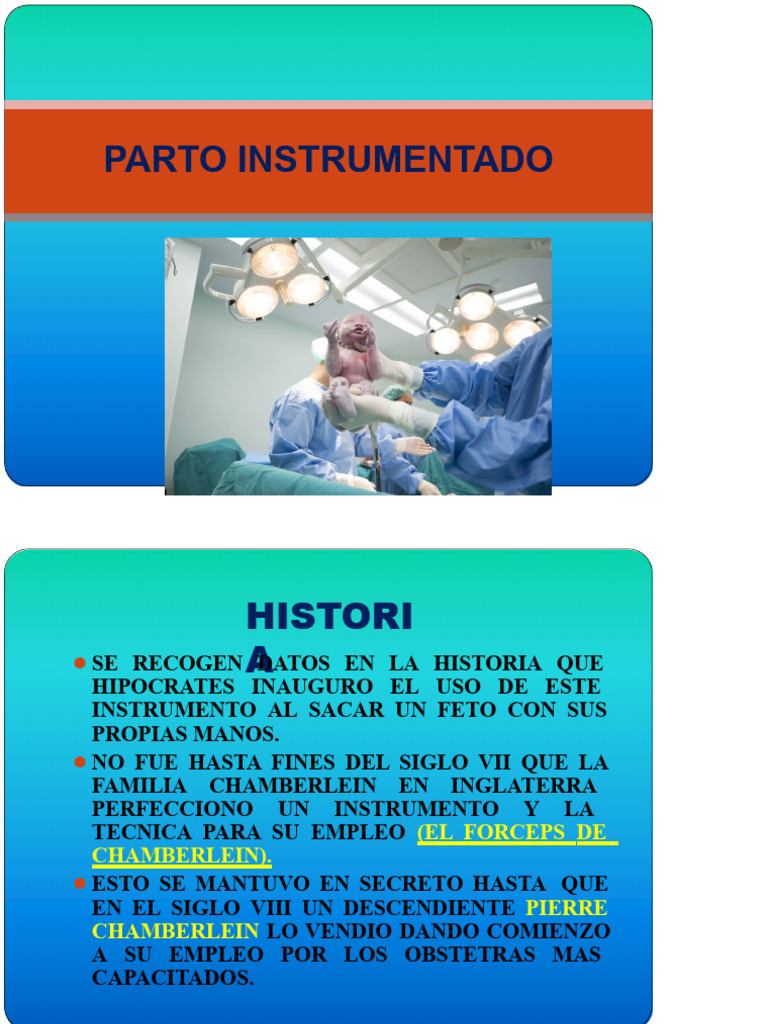 Guía de Parto Instrumentado | PDF | Parto | Especialidades Medicas