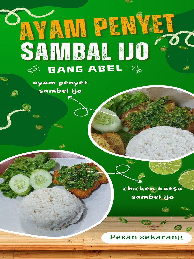 Ayam Penyet Bang Abel | PDF