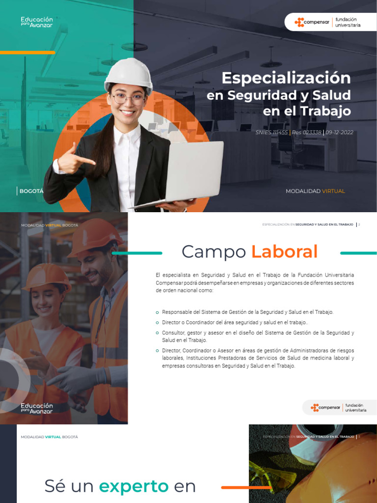 Seguriad y Salud en El Trabajo Virtual Ucompensar | PDF | Bogotá | Business