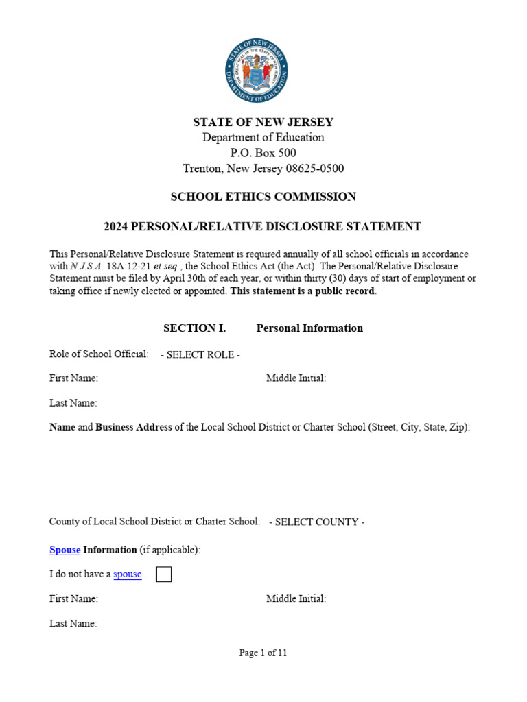 FDS 2024 - Fillable | PDF | Employment | Income