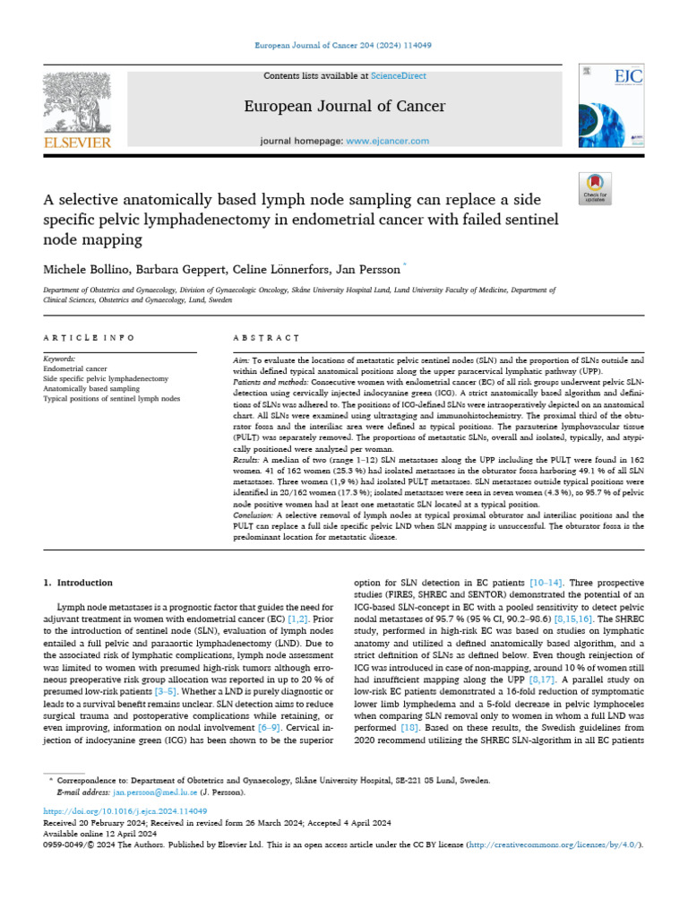 Based Lymph Node Sampling | PDF | Metastasis | Cancer