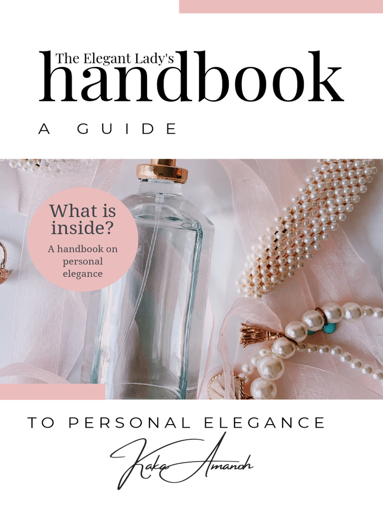 The Elegant Ladys Handbook Kaka Amanoh Yn9epc | PDF | Etiquette | Fashion