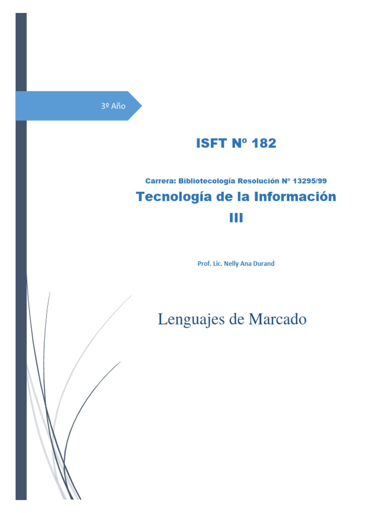 HTML y Evolución de la Web | PDF | HTML | Xml