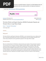 SPANE Scale of Positive and Negative Emotions | PDF | Psychology ...