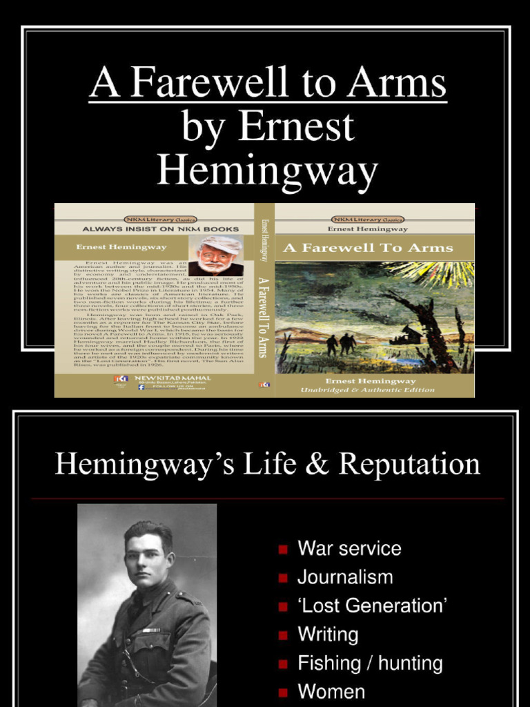 A Farewell To Arms | PDF