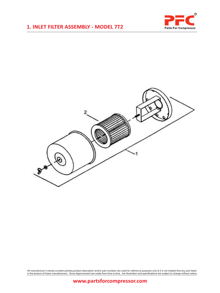 Inlet Filter Assembly-Model 7T2 | PDF