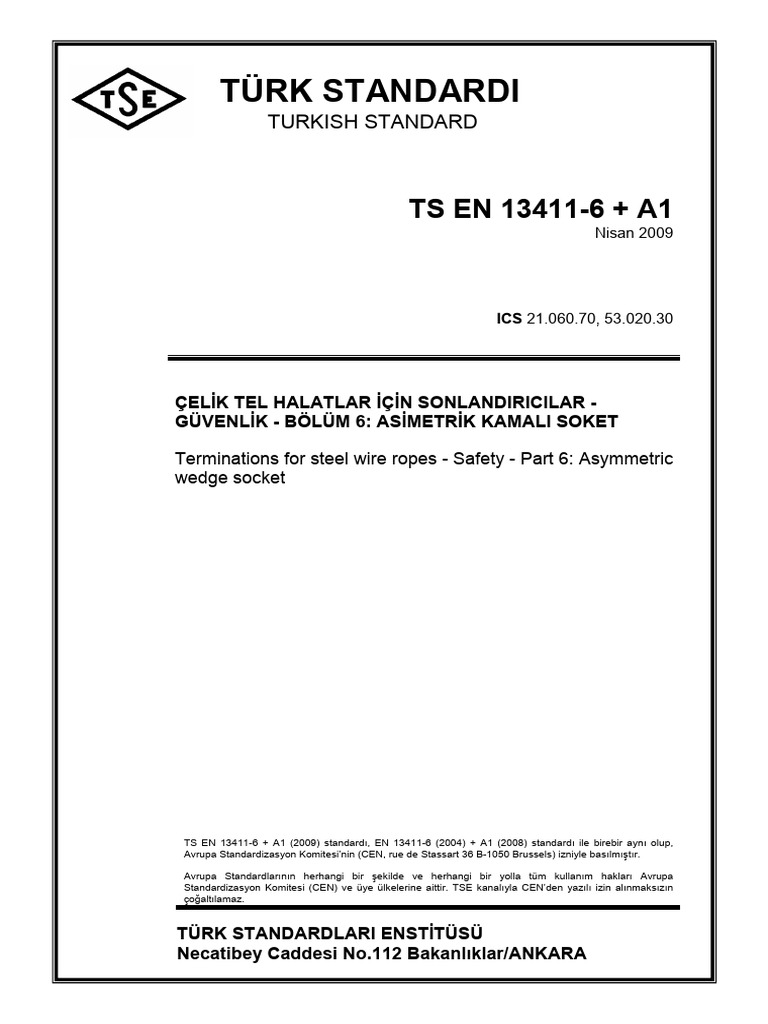 TS en 13411-6+a1 | PDF