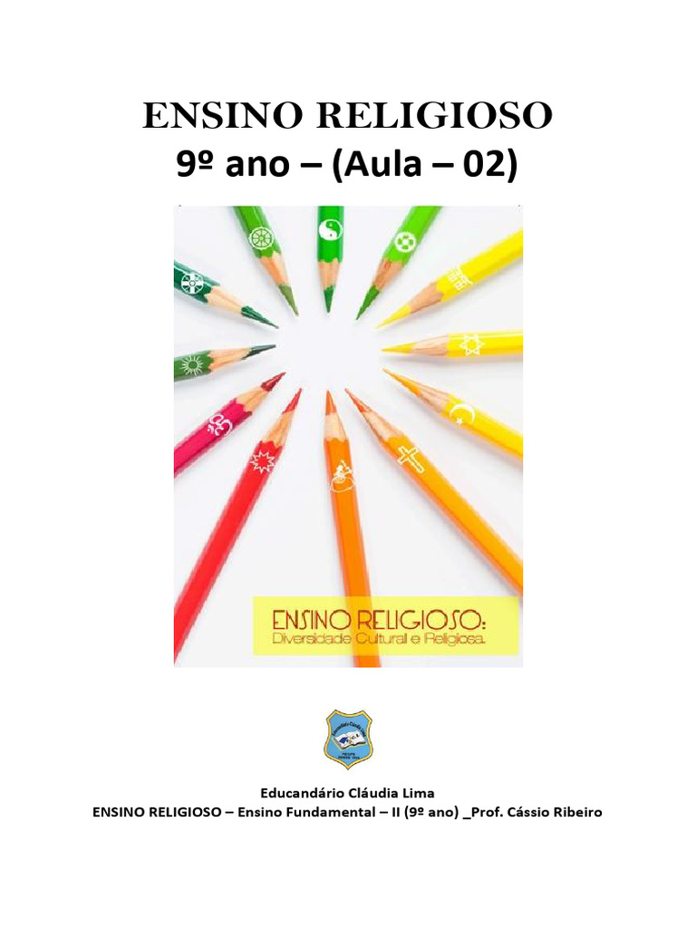 AULA 02 - 9º ano (Religião) (1)(1) | PDF | Fé | Science