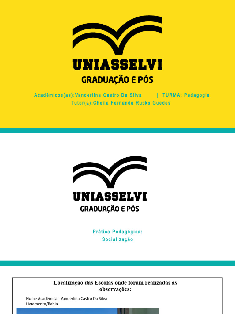 Slides de Socializacao - PPTX Pratica Pedagogica Infancia e Suas ...