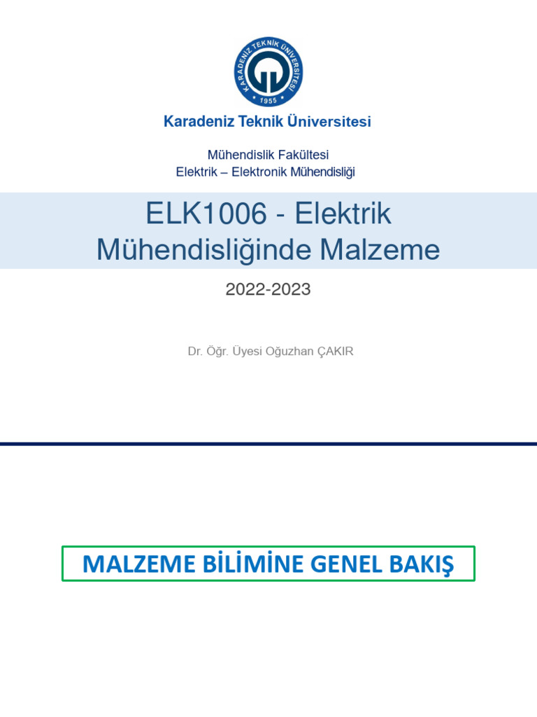 malzeme | PDF