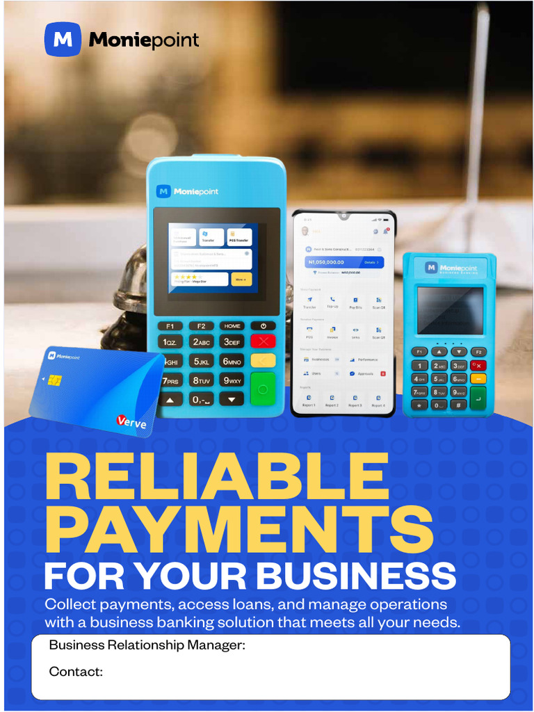 Genesis Moniepoint POS Proposal-1.1 | PDF | Business | Finance & Money ...