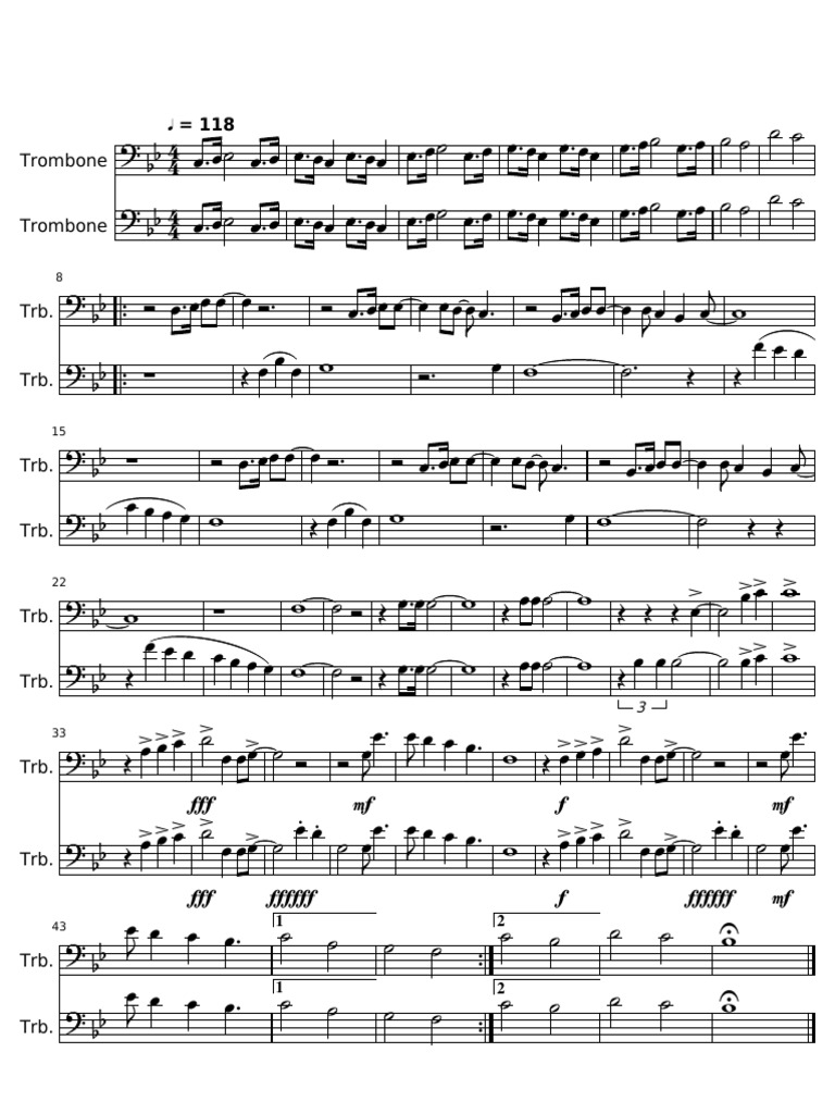 Trombone | PDF