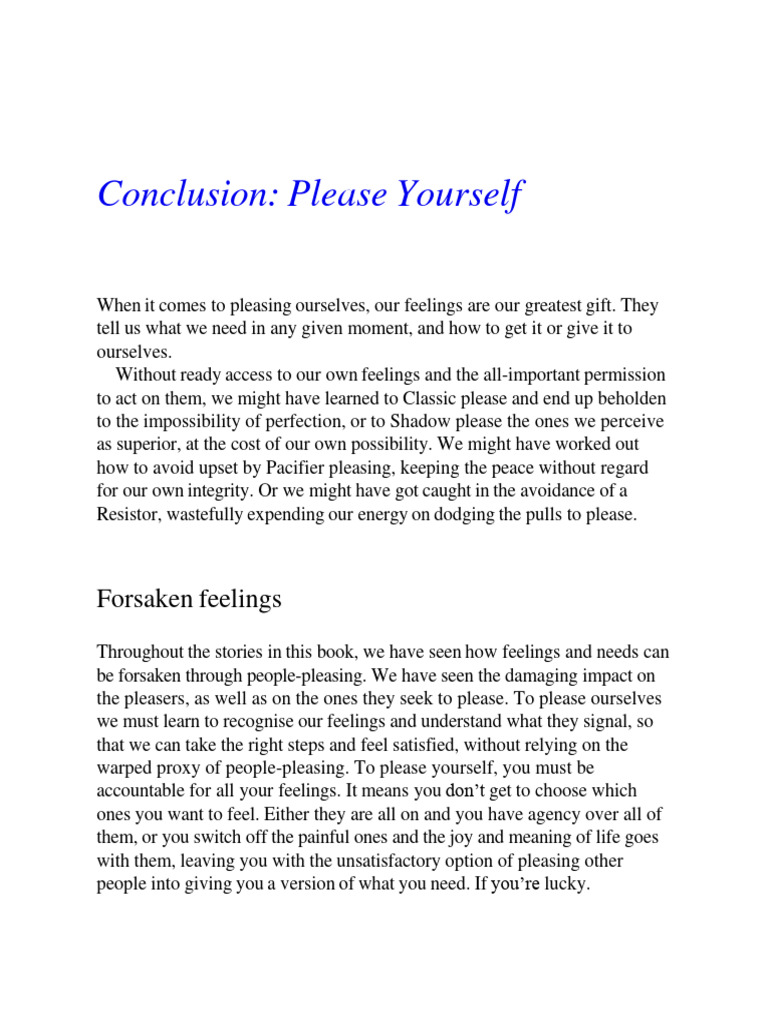 Conclusion | PDF | Psychology | Psychological Concepts