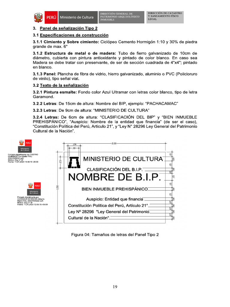 Ficha Técnica Letrero | PDF
