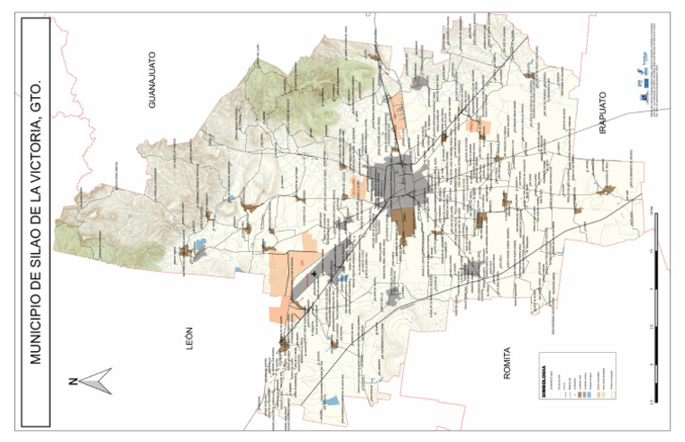 MAPA 1.PLANO BASE MUNICIPIO SILAO DE LA VICTORIA-001 | PDF