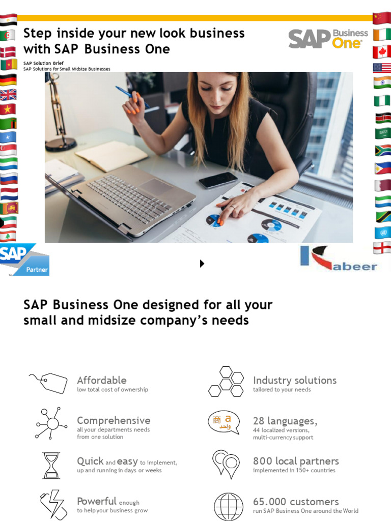 SAP B1 Solution Brief Kabeer Consulting Group 2023 | PDF | Inventory | Accounts Payable