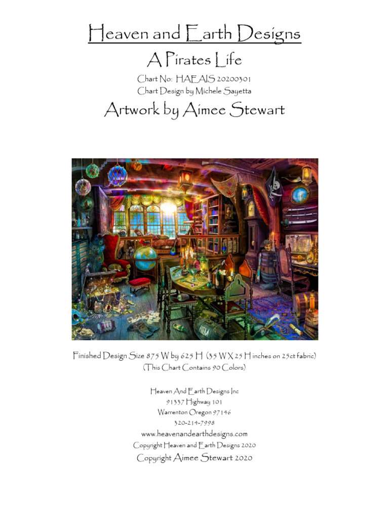 A Pirates Life As Chart Pack | PDF | Textile Arts | Textiles