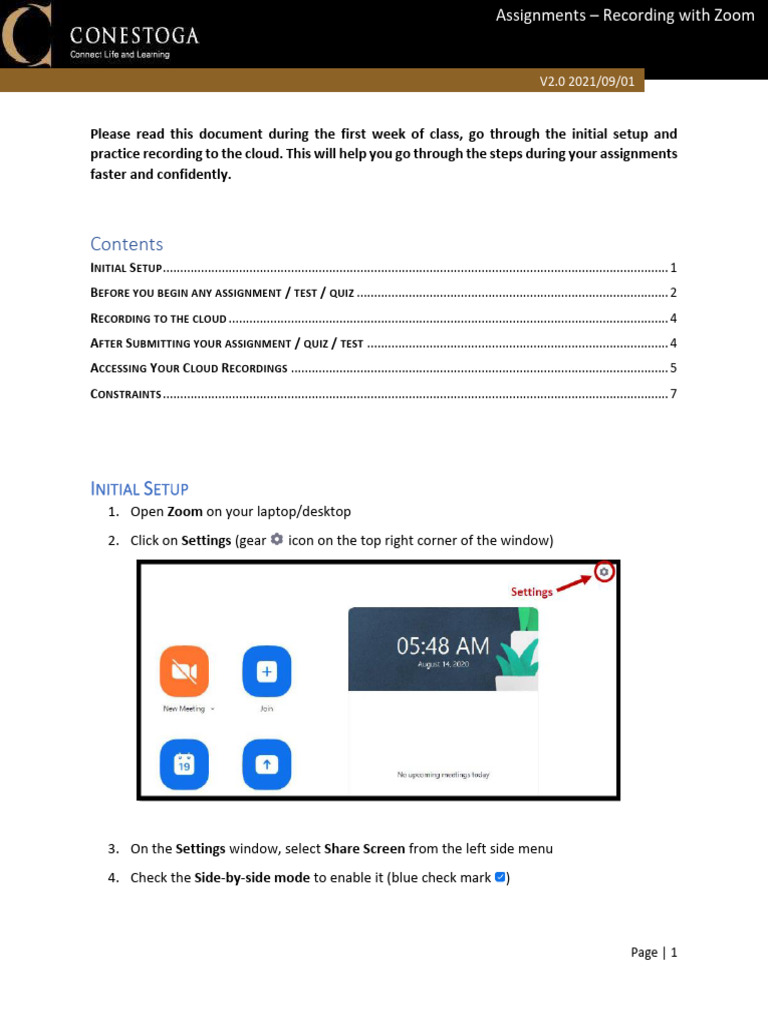 Recording_Your_Assignments_With_Zoom1 | Download Free PDF | Window (Computing) | Computer File