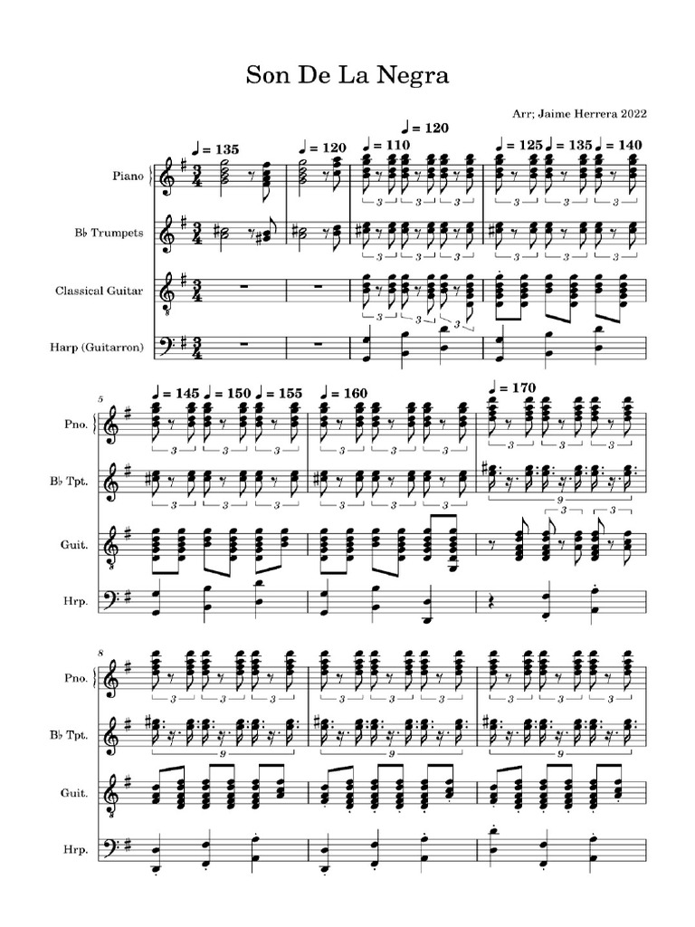 Son De La Negra Cuarteto PDF
