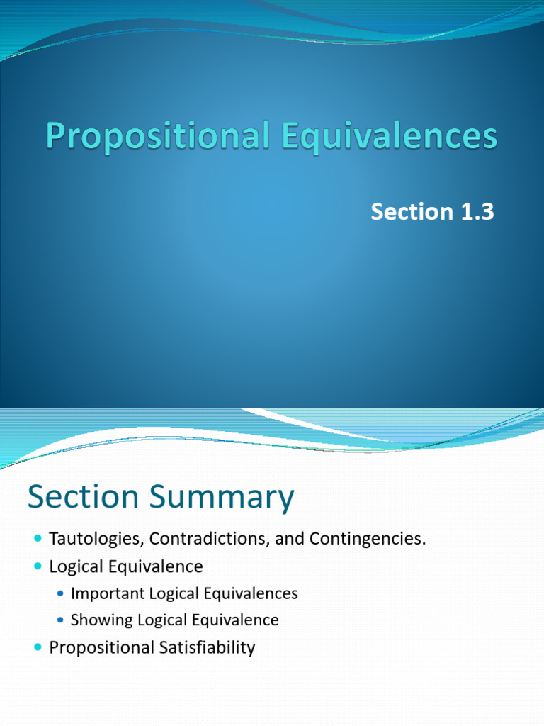 Section 1 3 Pdf Contradiction Logic